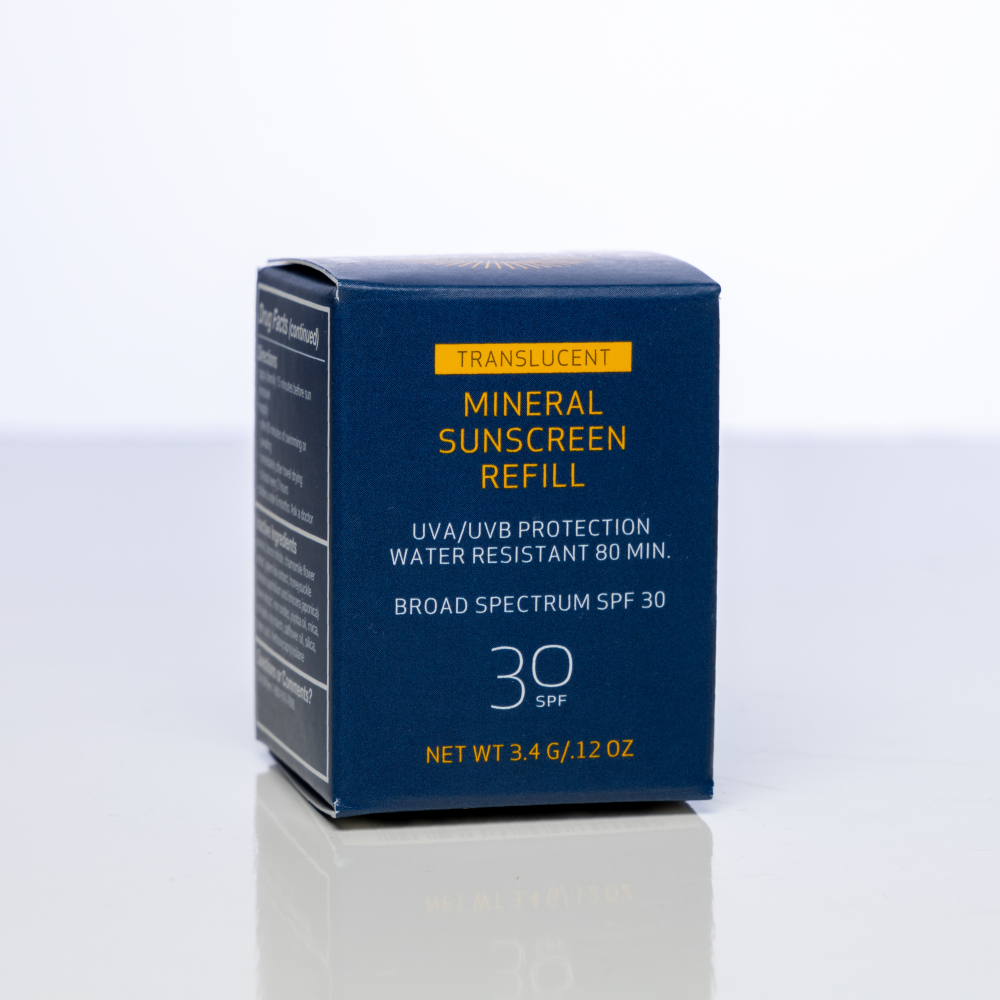 BRUSH ON BLOCK® Translucent Mineral Powder Sunscreen SPF 30 REFILL ...